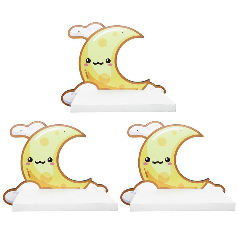 Prateleira Em Formato De Lua Meia Lua 20X10 Nichos - Decoraset - Prateleira - Magazine Luiza