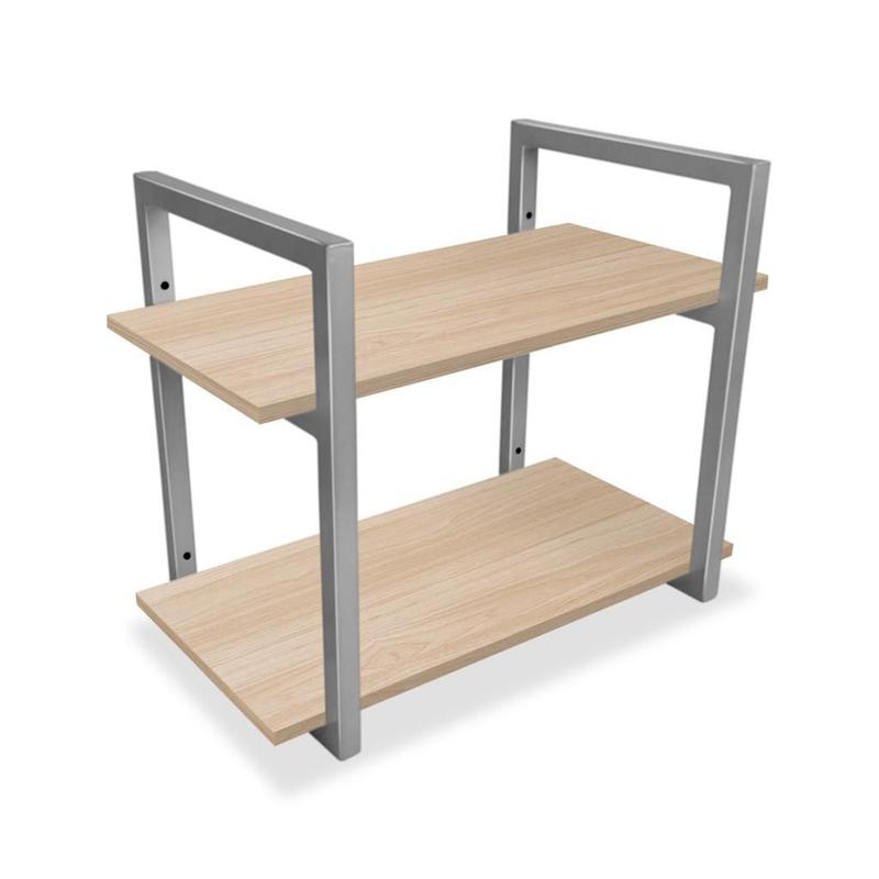 Prateleira Milazzo Design Industrial 25cm Prata e Jade - Genus Móveis ...