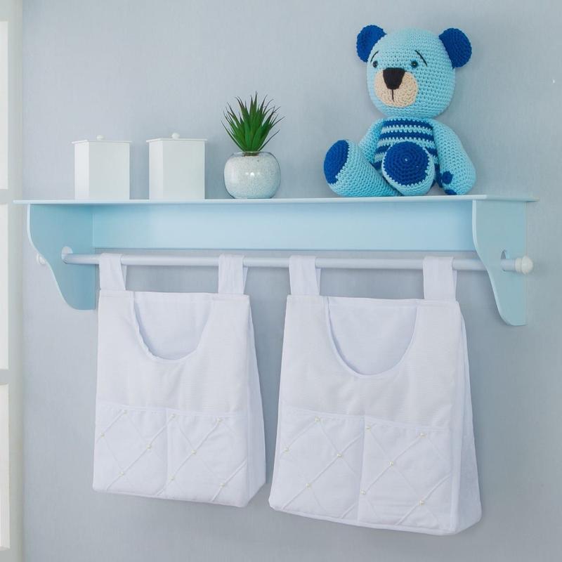 Prateleira Porta Fraldas Varão Quarto De Bebê - Mdf - Guga ...