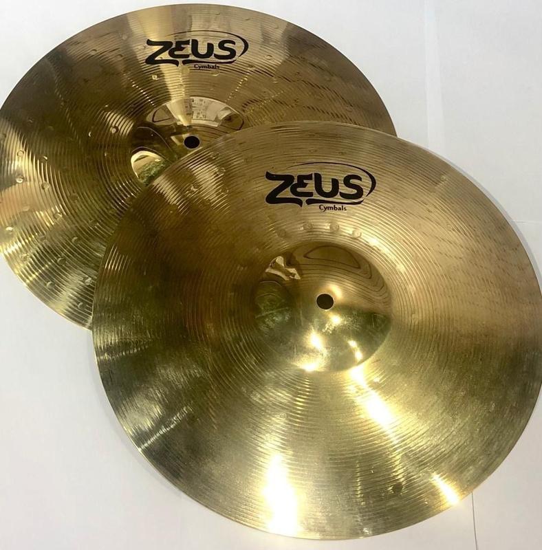 Prato Chimbal Zeus Beginner Hihat - 14 Par c/nf - Pratos de Bateria ...
