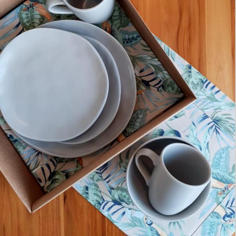 Prato de Lanche Organic Gelo - Casa Dois Design - Pratos - Magazine Luiza