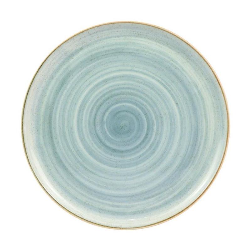 Prato Raso 28cm Aquarela Azul - Corona - Prato Raso - Magazine Luiza