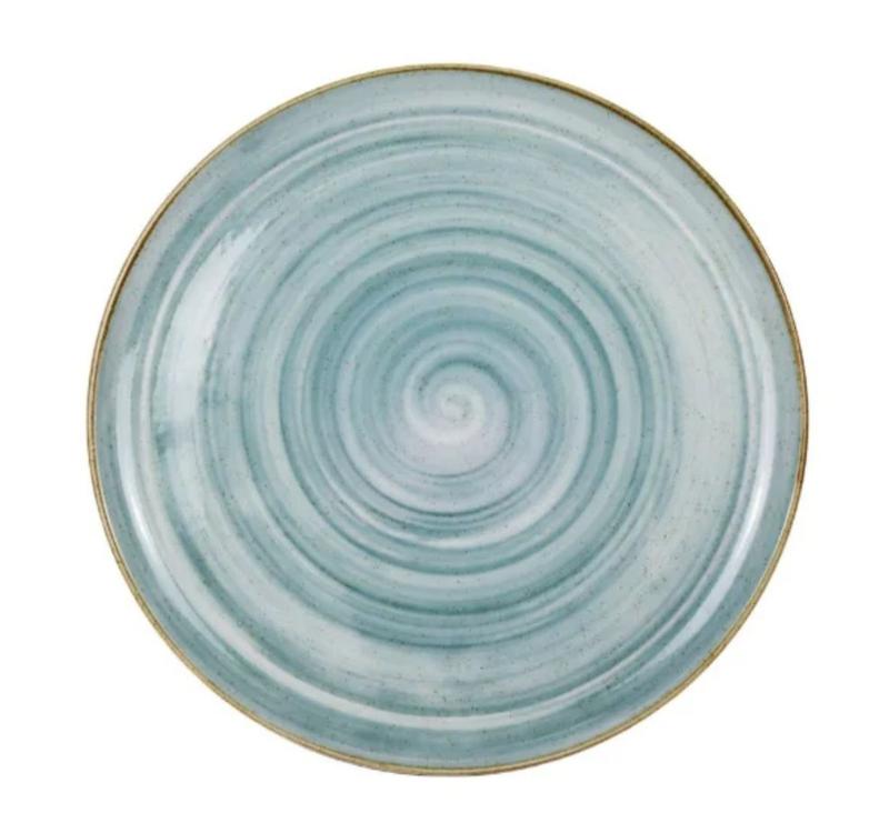 Prato raso aquarela 28cm azul Corona - Prato Raso - Magazine Luiza