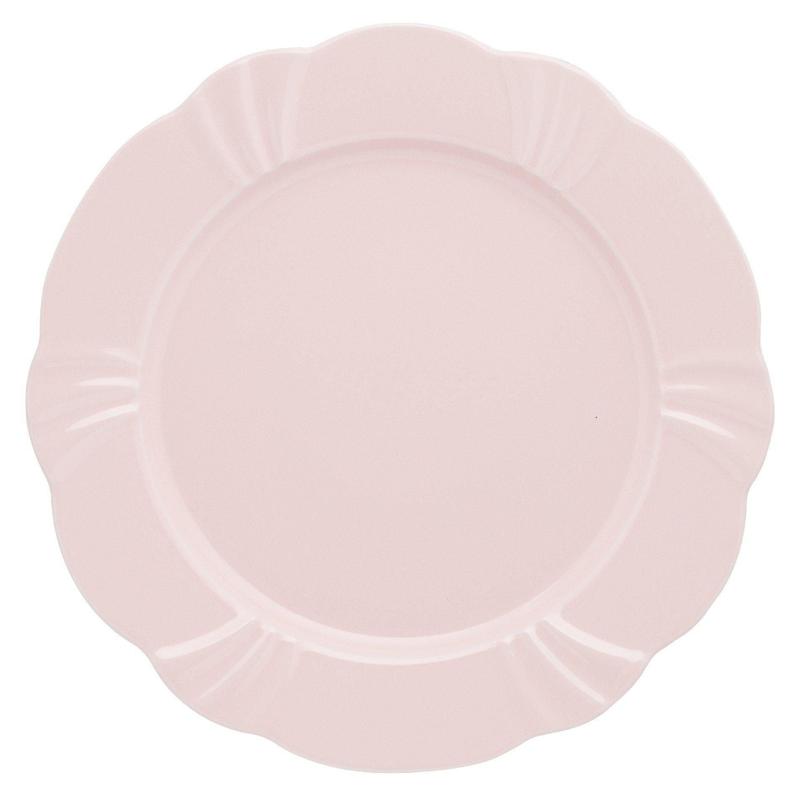 Prato Raso De Porcelana 6 Peças Blush Oxford - Prato Raso - Magazine Luiza