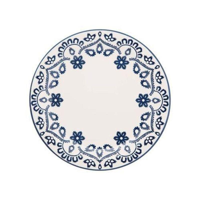Prato Raso em Cerâmica Energy Daily Floreal 26 Cm- Oxford - Prato Raso ...
