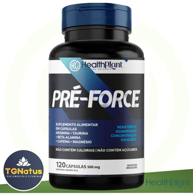 Pré Force 120 caps 500mg - HealthPlant - HeakthPlant - Ômega 3 / Óleo ...