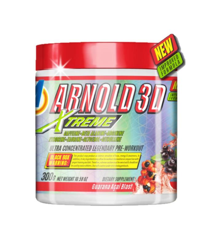 Pre Treino Arnold 3D Xtreme 300g - Arnold Nutrition - Pré Treino ...