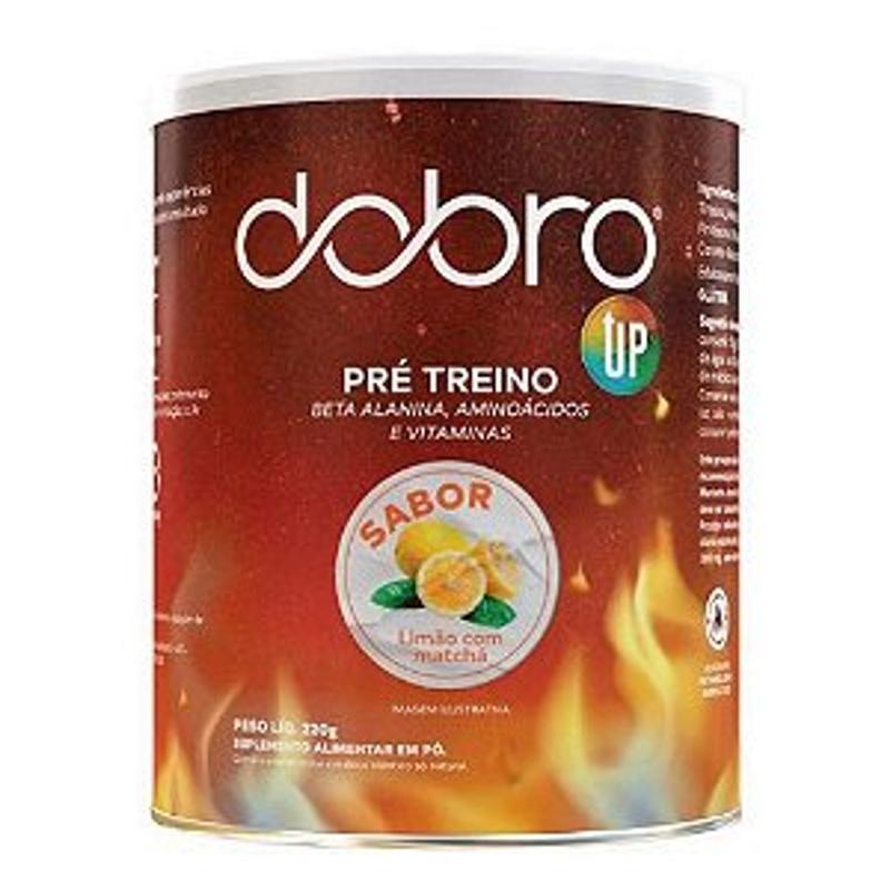 Pré-treino com Beta Alanina sabor Limão com Matchá 220g - DOBRO - Pré ...