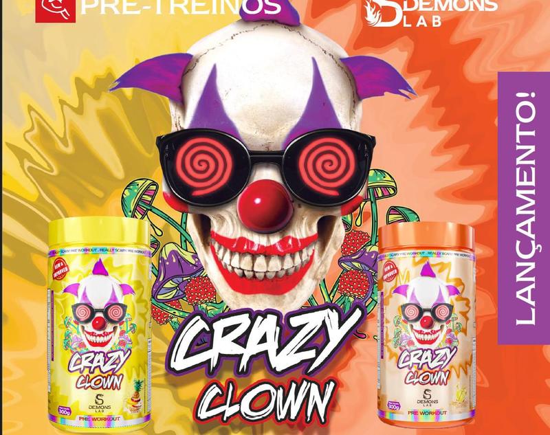 Pré Treino Crazy Clown 300g - Demons Lab - Pré Treino - Magazine Luiza