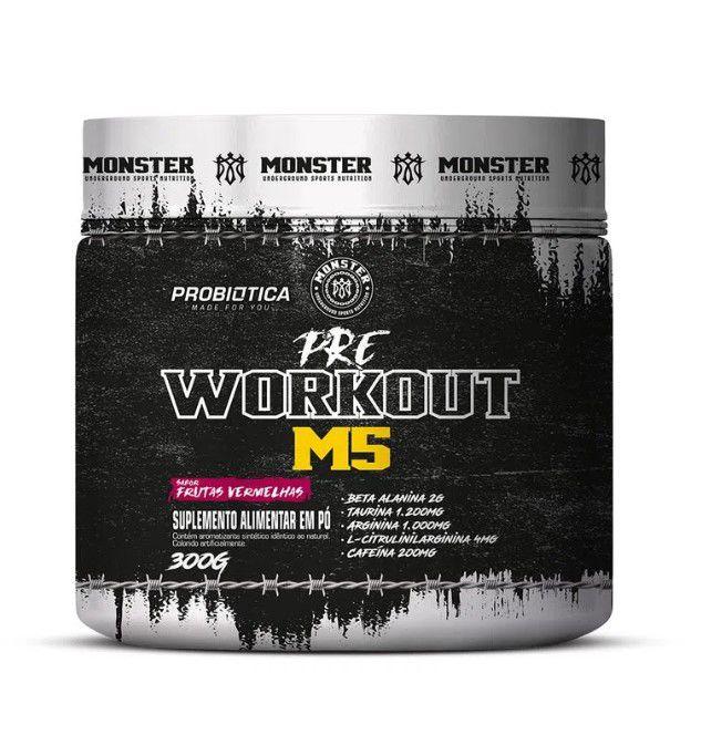 Pré Treino Monster Frutas Vermelhas 300g Probiotica - Probiótica - Pré ...