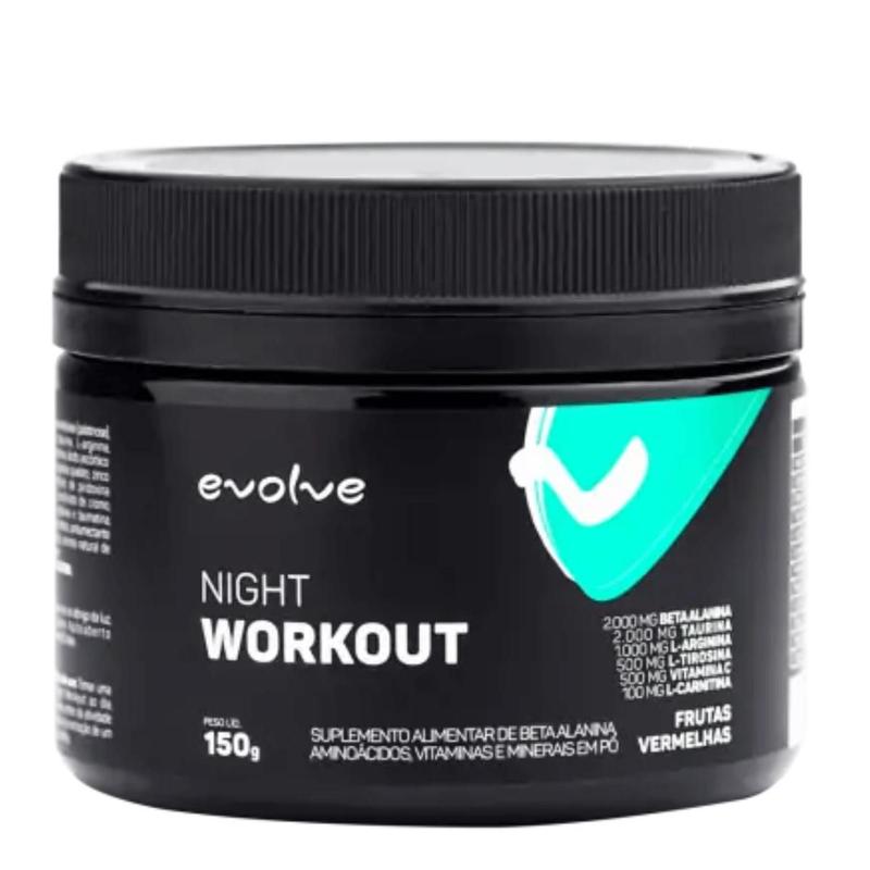 Pré treino Night Workout 150g Evolve - Pré Treino - Magazine Luiza