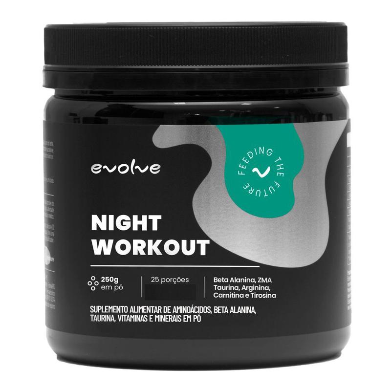 Pré Treino Night Workout (250g) - Evolve - Pré Treino - Magazine Luiza