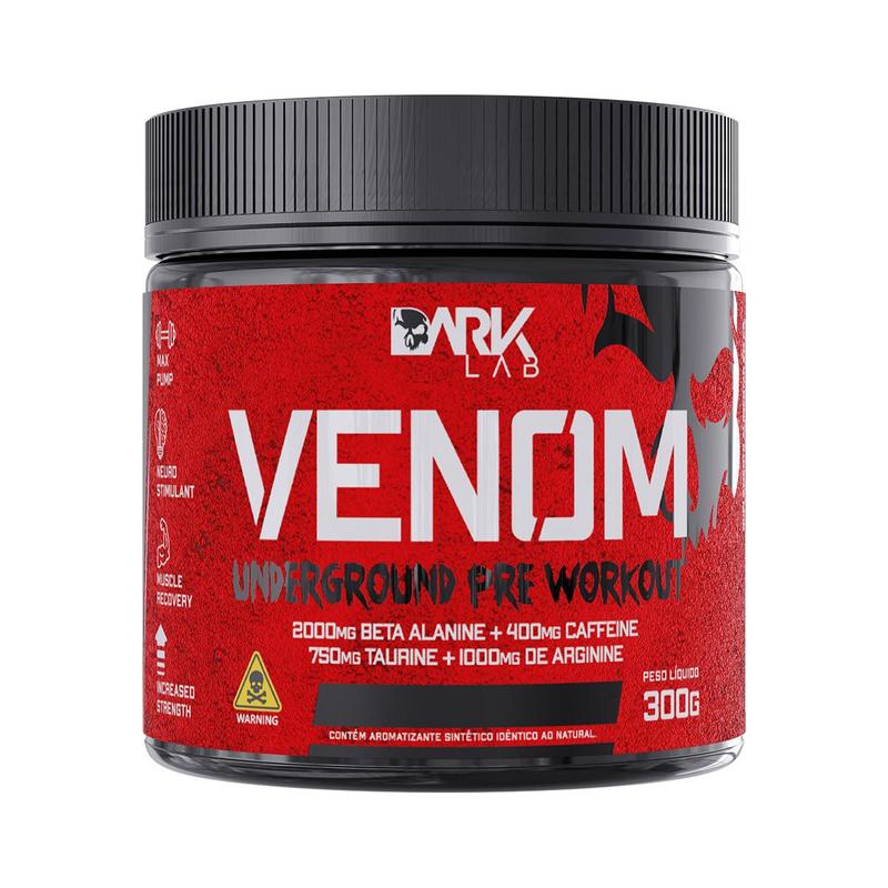 Pre Treino Venom Underground Pre Workout 300g Dark Lab - Pré Treino ...