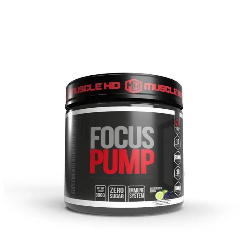 Pré workout focus pump mhd 300g - amora e limão - Muscle HD - Produtos ...