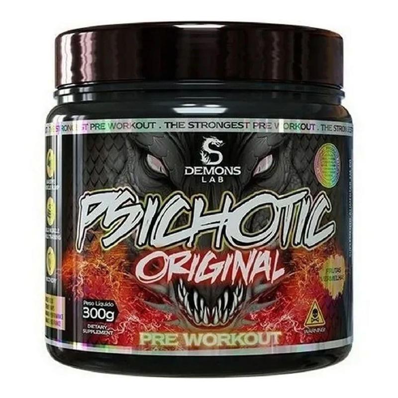 Pre Workout Psichotic Original 300g Demons Lab - Pré Treino - Magazine ...