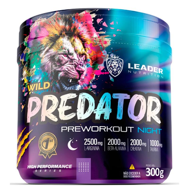 Pré Workout Wild Predator Night Explosive Watermelon 300g - Leader ...