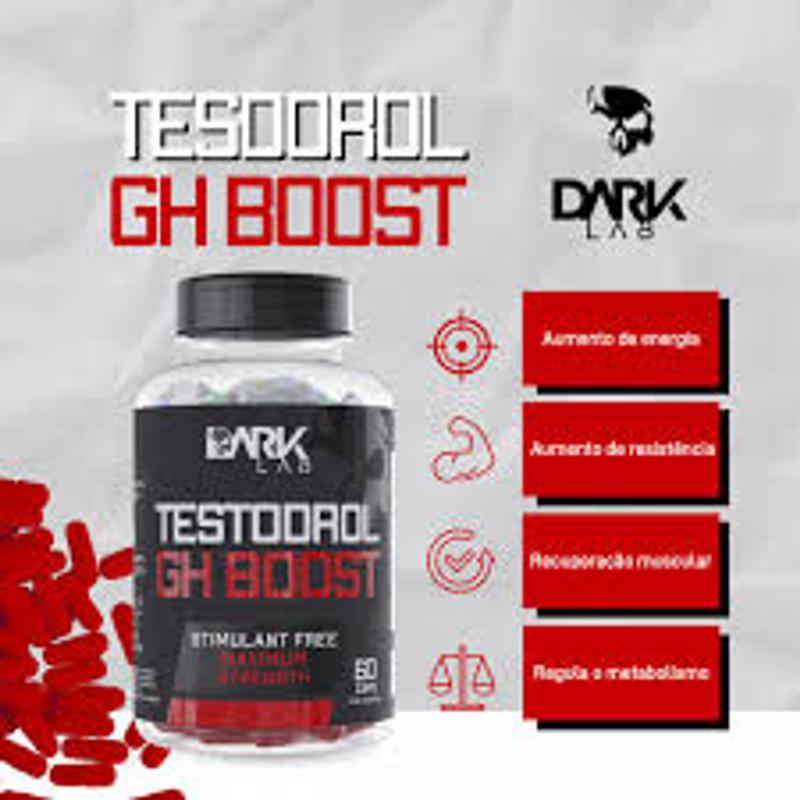 Precursor GH Boost 60 Capsulas Dark Lab Auxilio no Ganho de Massa Muscular - DARK LABS - BCAA ...