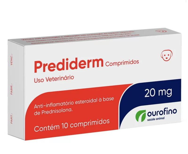 Prediderm 15Bl 20mg 10 Comp - Ourofino - Farmácia Pet - Magazine Luiza