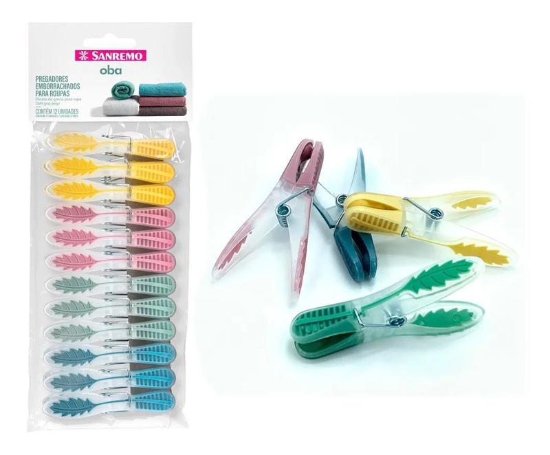 Pregador De Roupas Emborrachado Flores Colorido Sanremo - Prendedor de ...