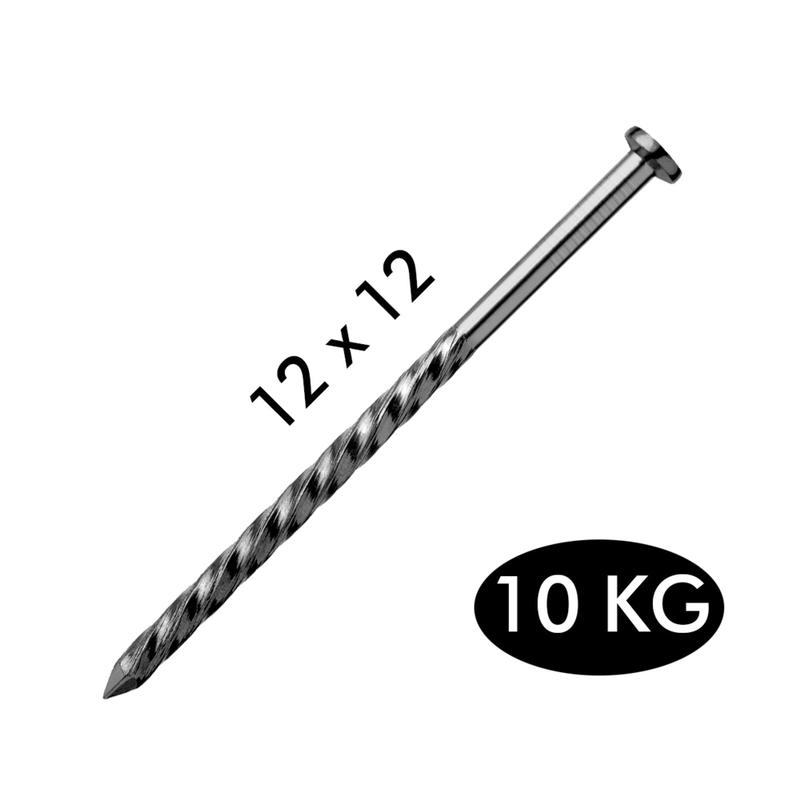 Prego Ardox 12 X 12 Com Cabeça Polido Kit Com 10kg - PARAUSO - Prego ...