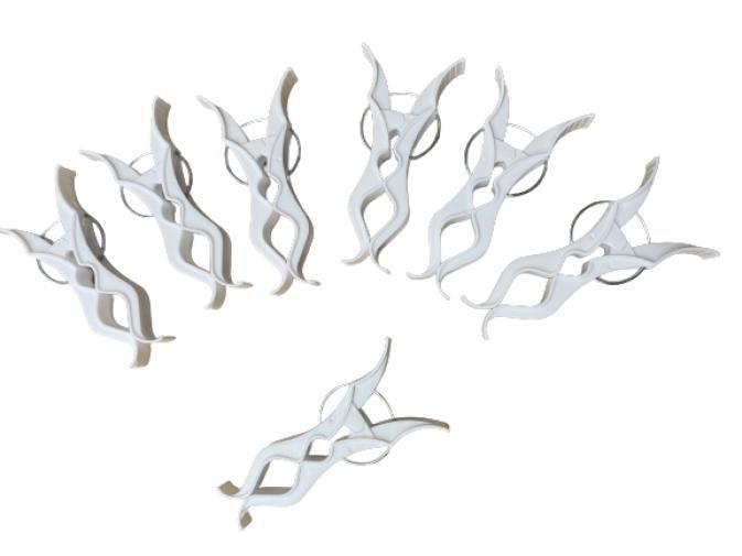 Prendedor De Roupa Multiuso Alta Pressão P Varal Grosso 36Pç - Lecofer ...