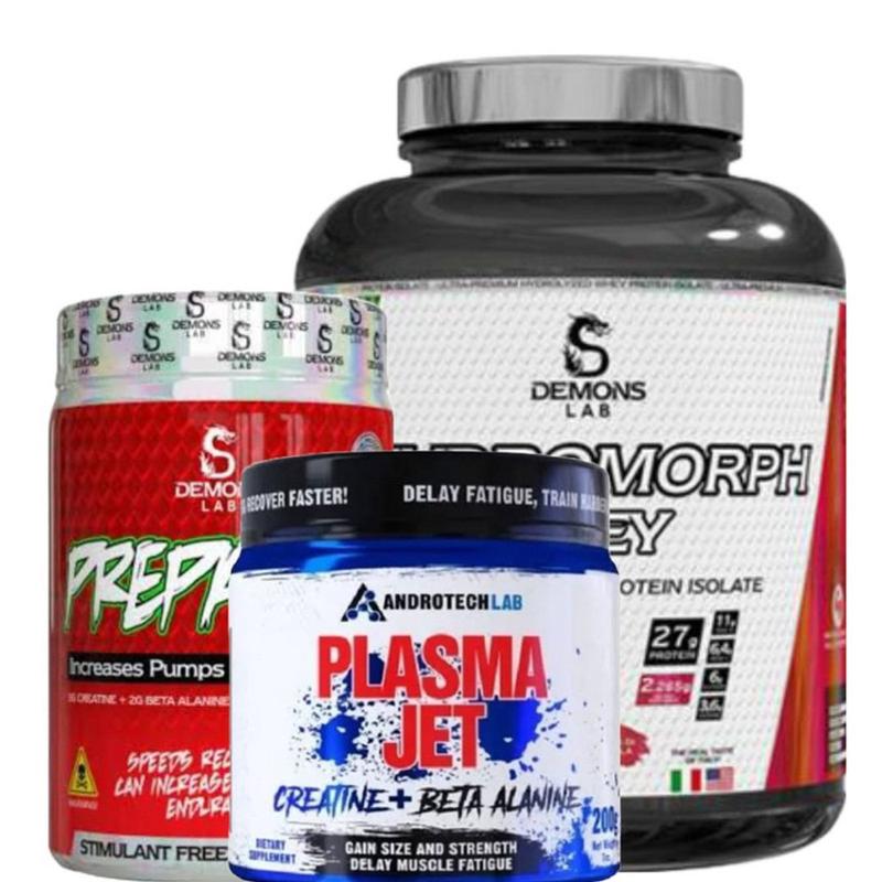 Prepared + hydromorph 5lb demons lab + plasma jet androtech lab ...