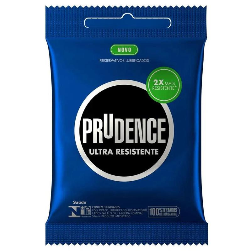 Preser Prudence Ultra Resist 3Un - Dkt - Preservativo - Magazine Luiza