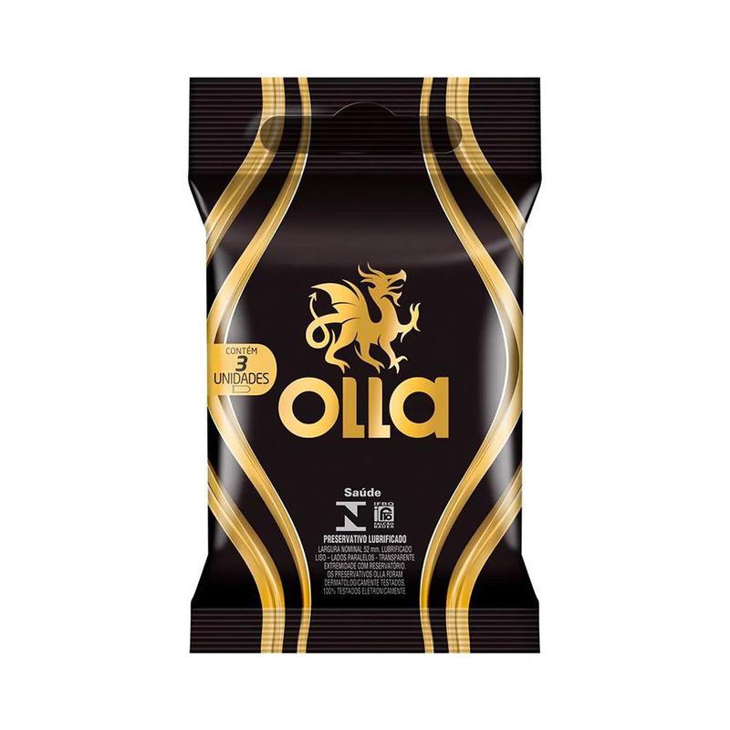 Preservativo Olla Lubrificado Com 3 Unidades - 2-RECKITT BENCKISER ...