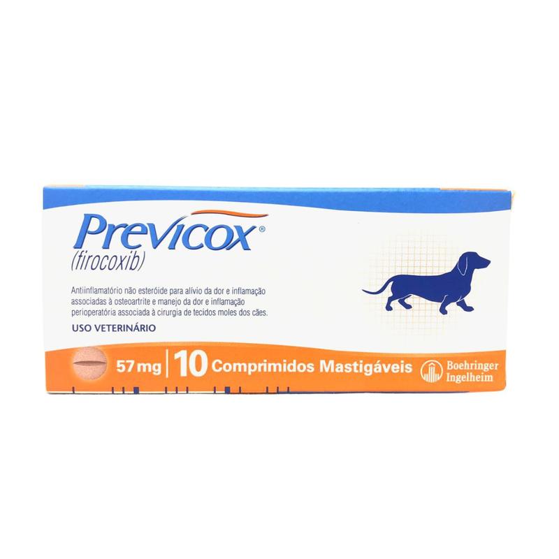 Previcox 57mg 10 Comprimidos Boehringer Ingelheim - Farmácia Pet ...
