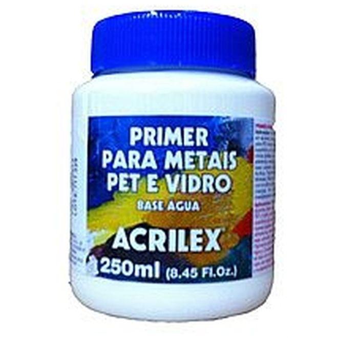 Primer Para Metais Pet E Vidro Acrilex 250Ml - Base Acrílica para ...