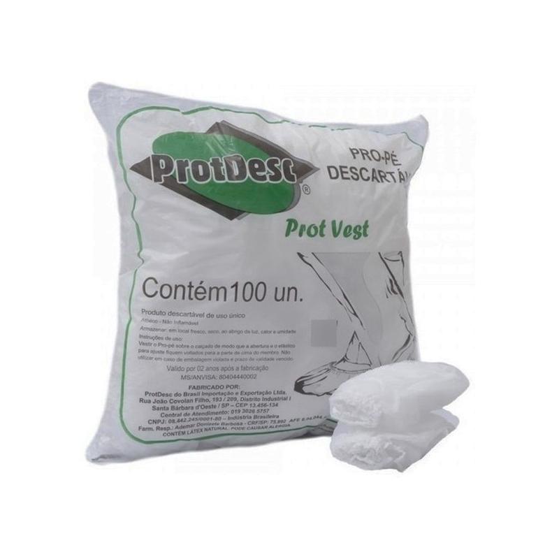 Pro Pé Tnt Descartável Branco Super Resistente 30g C/100 - Protdesc ...