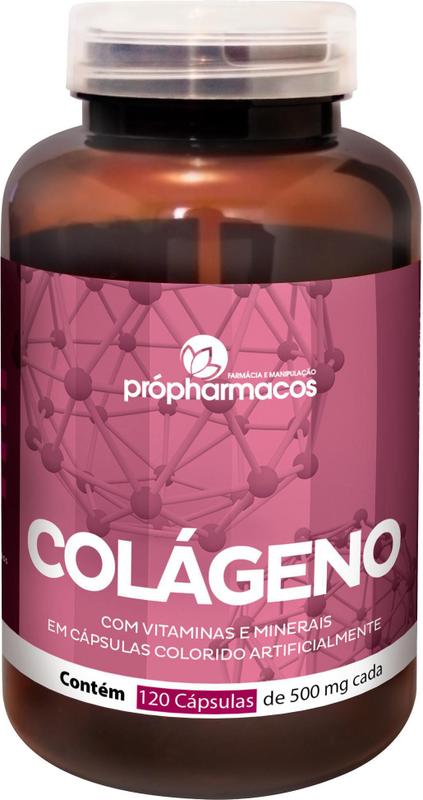 Pro Saude - Colageno 500 Mg 120 Caps - Propharmacos - Colágeno ...