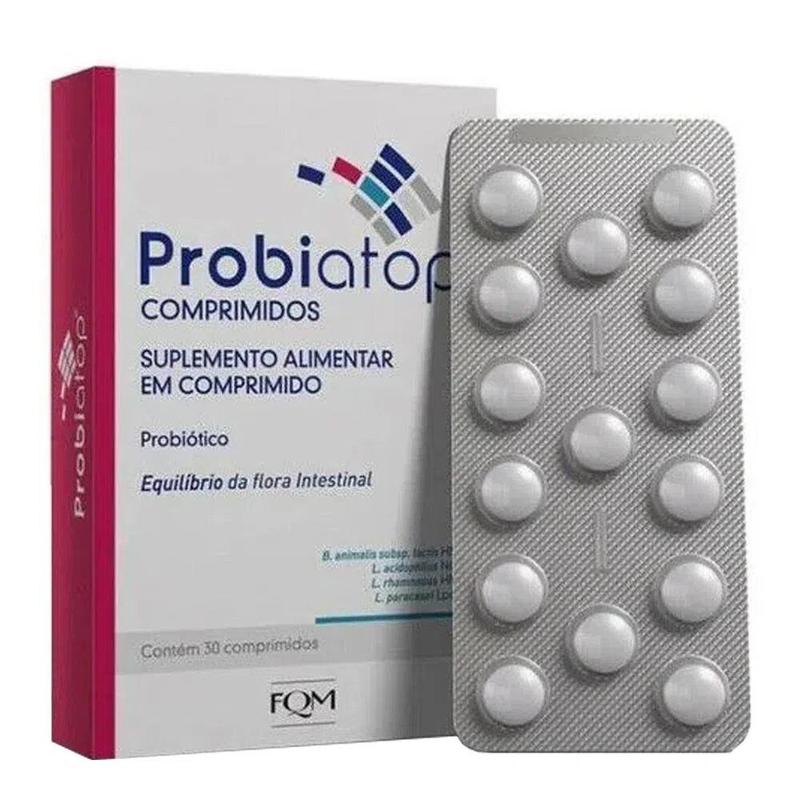 Probiatop Probiótico C/ 30 Comprimidos - FQM - Lactobacilos - Magazine ...