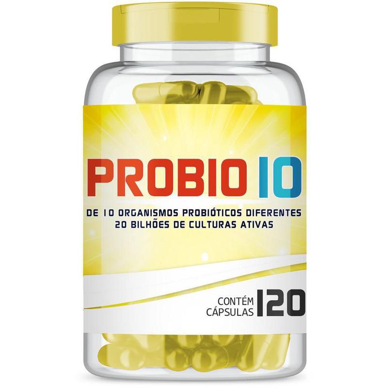 Probio 10 Probiotico Com 120 Cápsulas - Extra Formulas - Lactobacilos ...