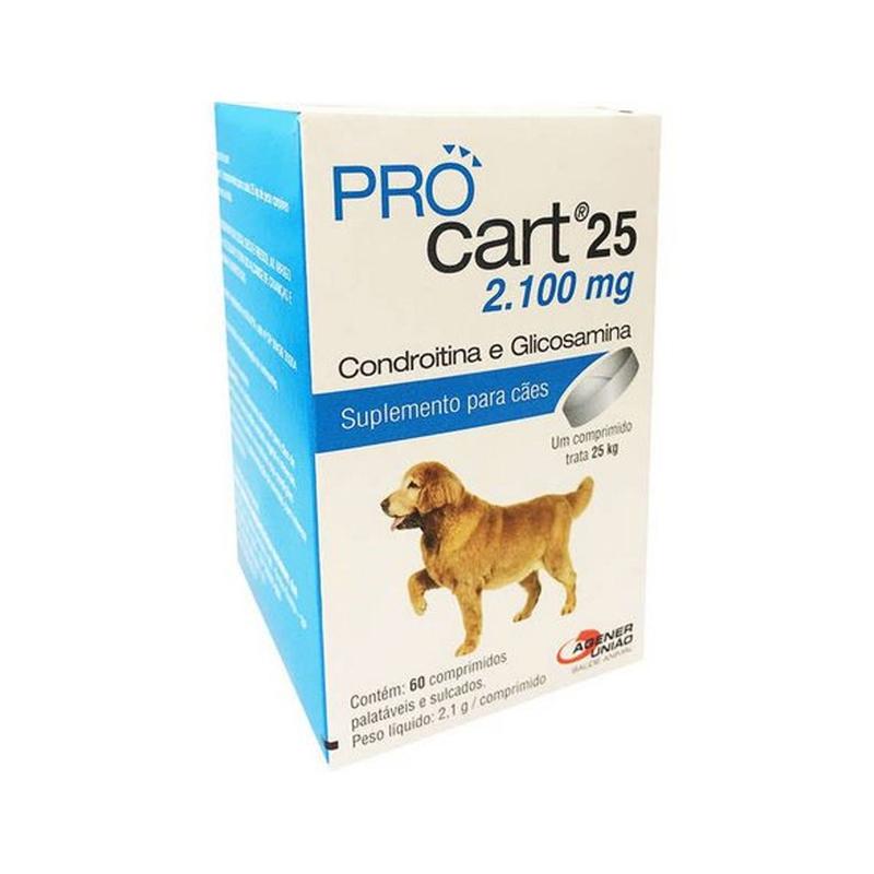 Procart 25- 2100 mg C/60 Comprimidos - Agener uniao - Farmácia Pet ...