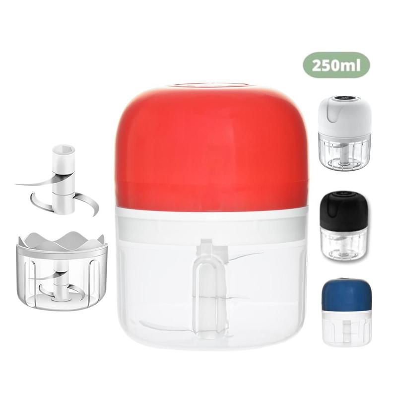 Processador de Alho Recarregável 250ml Portátil Potente - Food ...