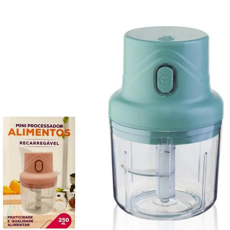 Processador Triturador Recarregável De Alimentos 3 Lâminas - Facilite ...