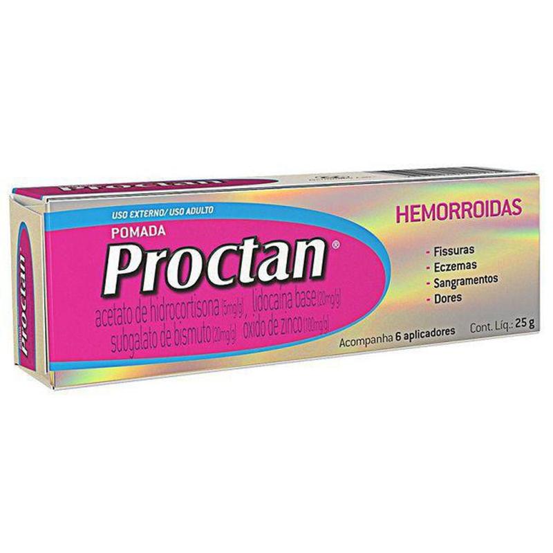 Proctan pomada 25g - GENOMMA - Medicamentos - Magazine Luiza