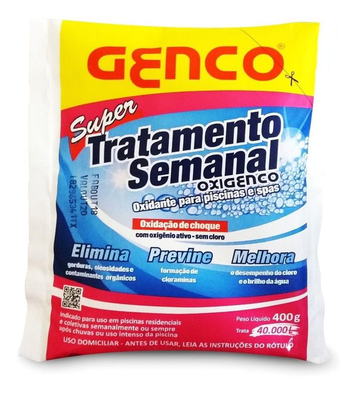 Produto Multiação Para Piscina 5 X 1 Cloro Clarif 400g Genco ...