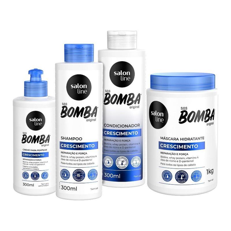 Produtos Para Crescer o Cabelo: Kit Completo Salon Line - S.O.S Bomba ...