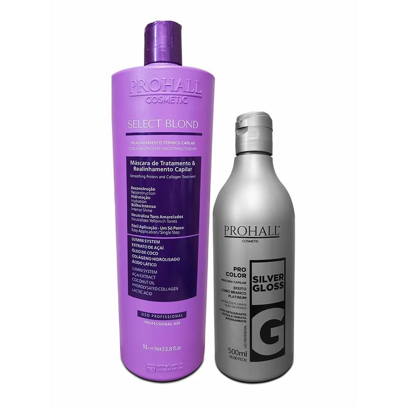 Prohall Select Blond 1l Progressiva + Silver Gloss Matizador ...