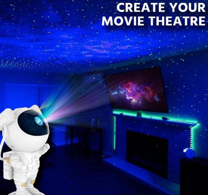 Projetor de galáxia rotativo de 360 Estrelas Nebulosas - Project ...
