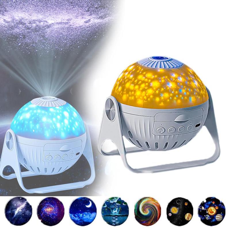 Projetor Galáxia Quarto Céu Estrelas Luminaria Planetário Noturna ...