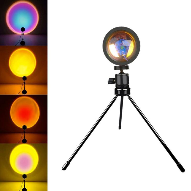 Projetor Luz Led Por Do Sol 4 Cores Fotos Instagram Tik Tok - DS ...