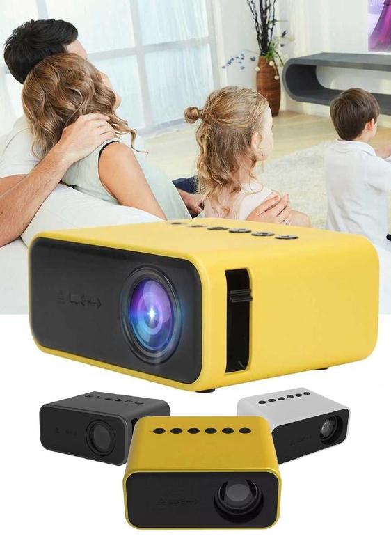 Projetor Portátil YT-500 Mini Profissional 1080p Full Hd Espelhamento ...
