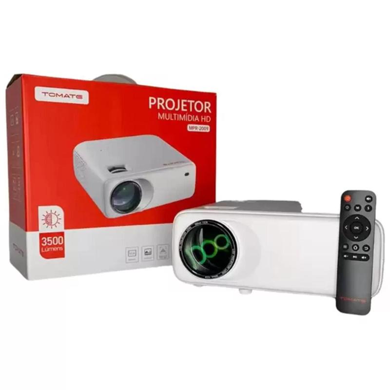 Projetor Tomate Mpr 2009 3500 Lumens Hdmi Vídeo Full Hd - Projetor ...