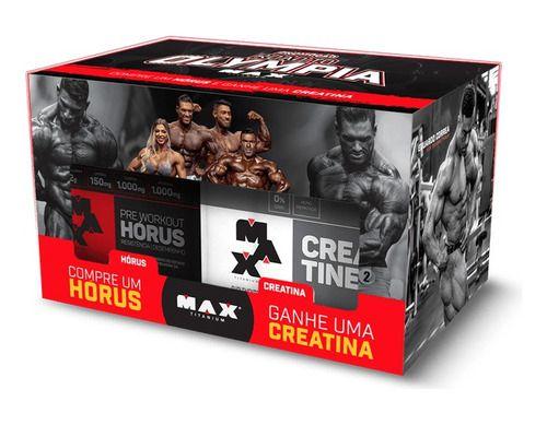 Promopack Max Titanium Hórus 300g + Creatina 100g - Pré Treino ...