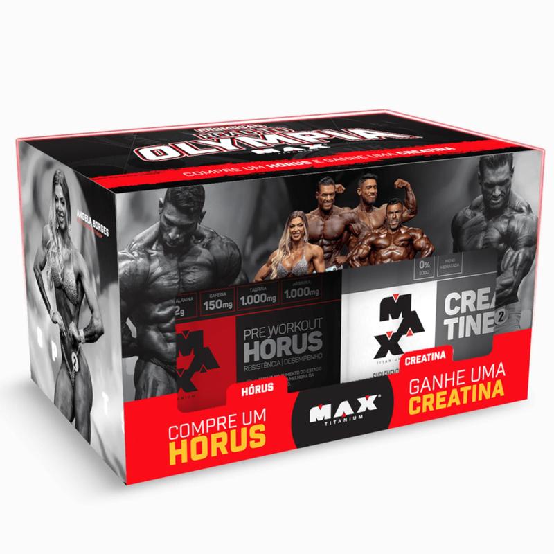 PROMOPACK ROAD TO OLYMPIA - Kit Hórus 300g + Creatina 100g Max Titanium ...