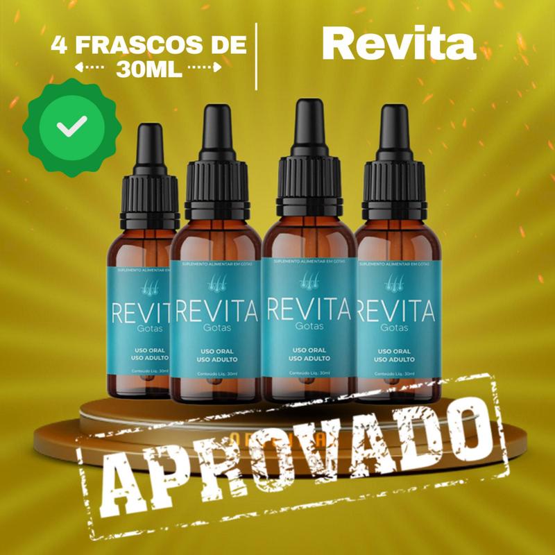 Pronta Entrega 4und Revita Gotas Oficial - G4 - Flocos de Cereal - Magazine Luiza