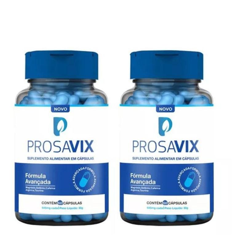 Prosavix 2 Potes 120 Cápsulas Original - Suplemento Premium - Pote ...